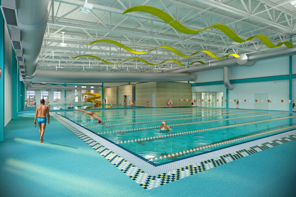 Design for New Recreation Center and Aquatic Center Addition | RRMM Architects