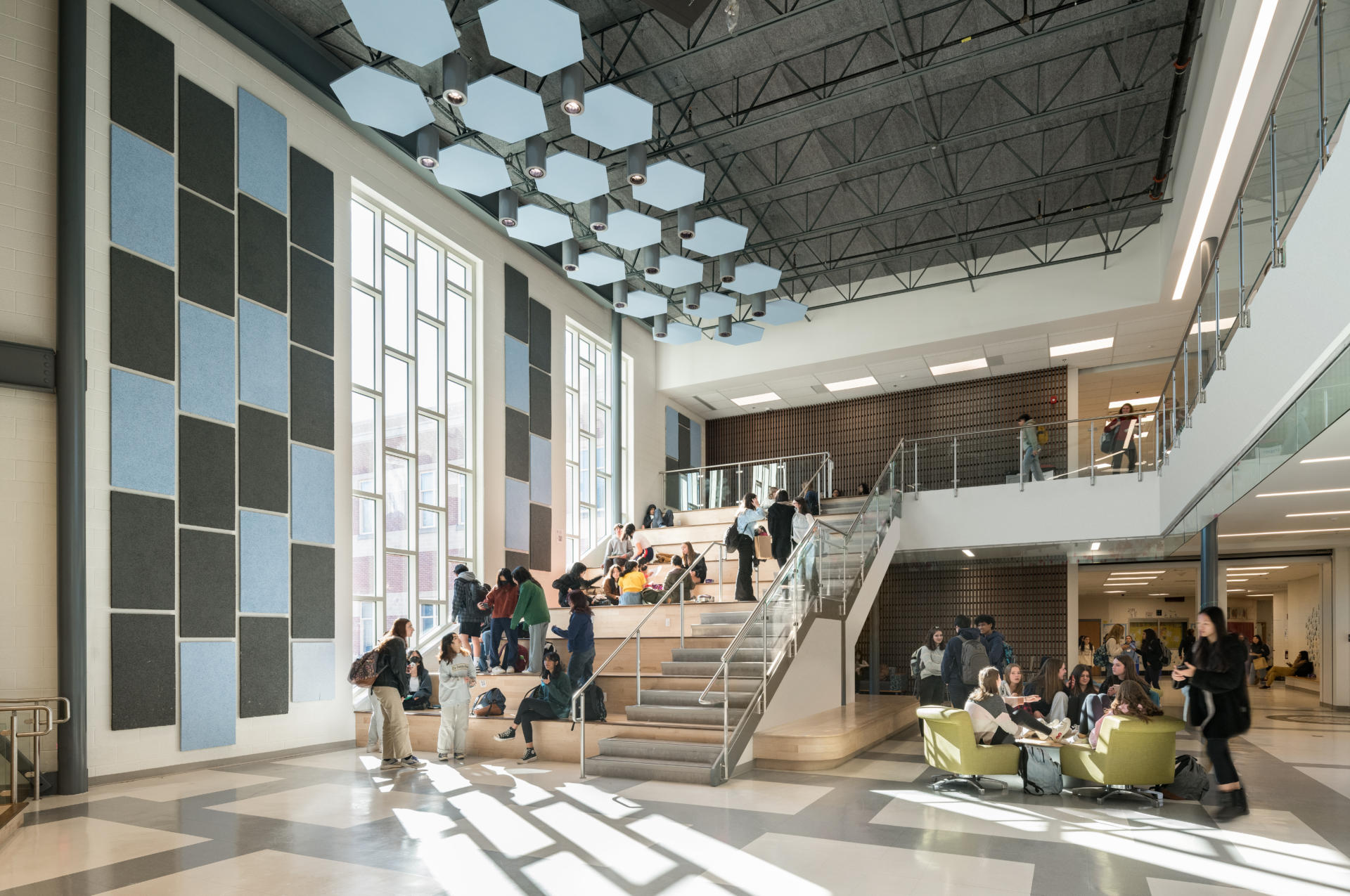 Design for Major Addition to Walt Whitman High School | RRMM Architects
