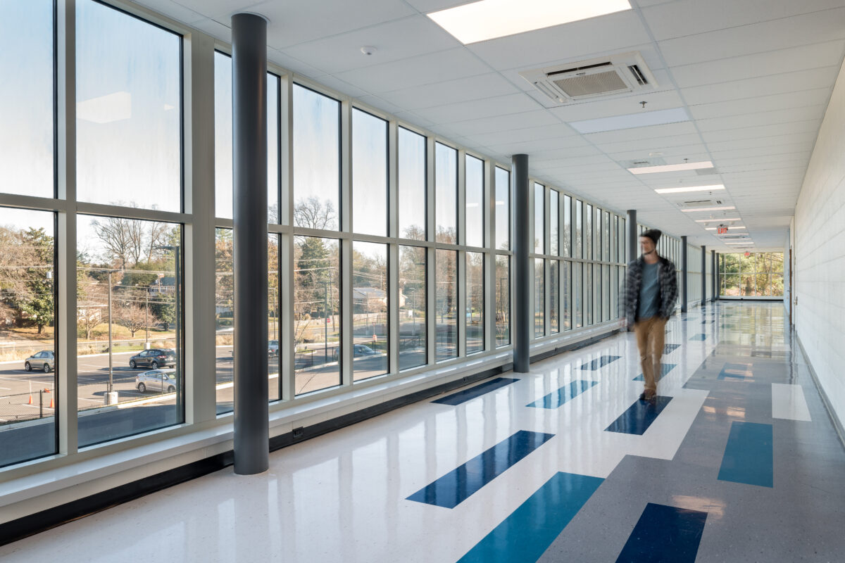 Design for Major Addition to Walt Whitman High School | RRMM Architects