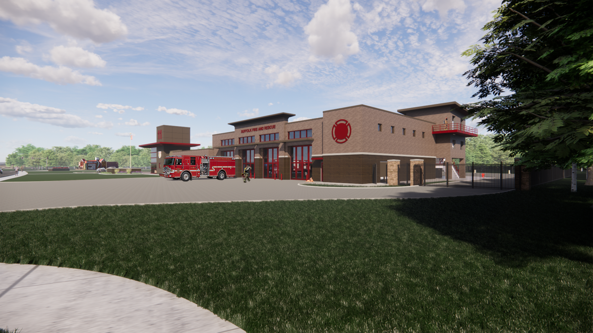 Architectural Design for Suffolk Fire Station #11 and Training Tower ...
