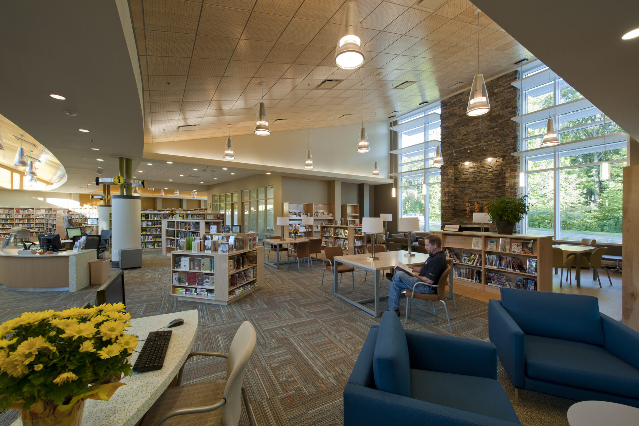 Architectural Services for Stafford's England Run Library | RRMM Architects