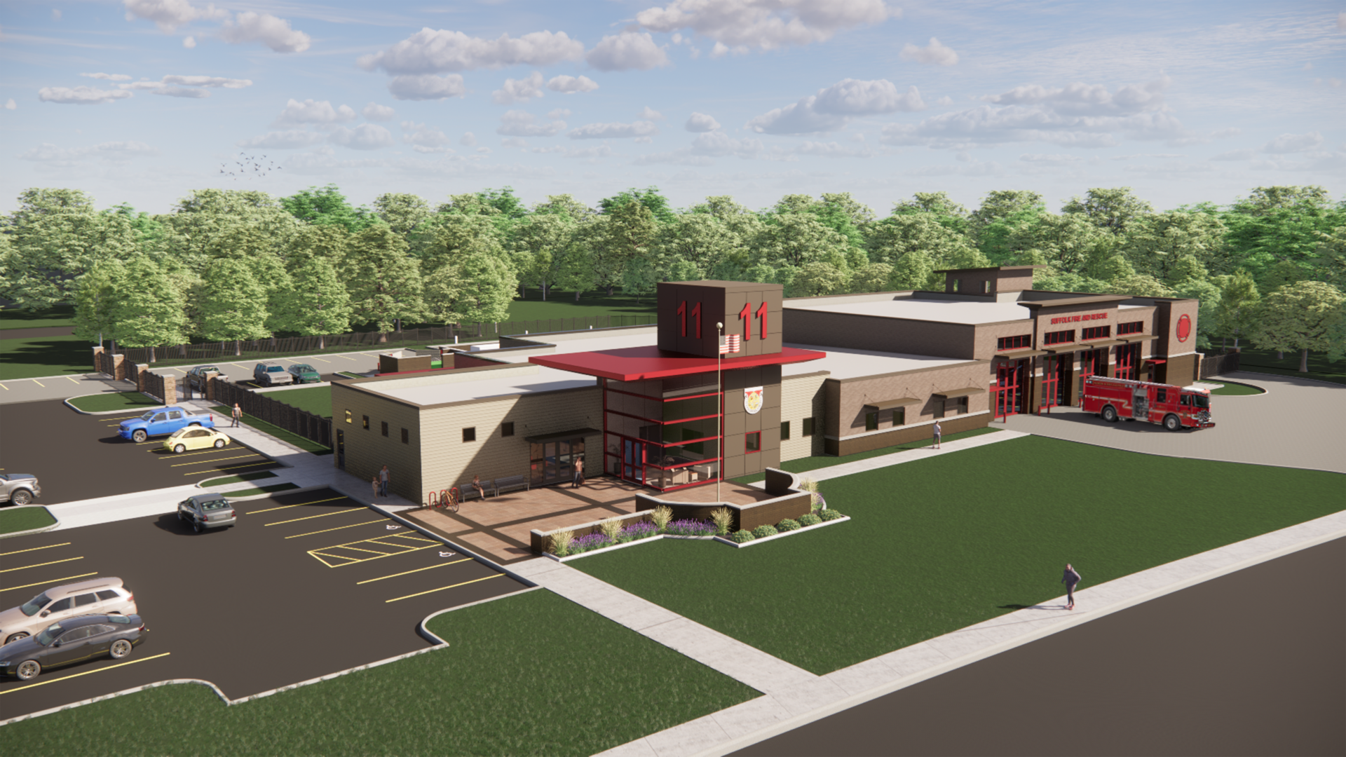 Architectural Design for Suffolk Fire Station #11 and Training Tower ...
